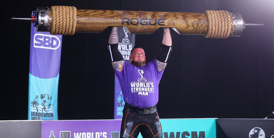 Overhead Press - The World's Strongest Man