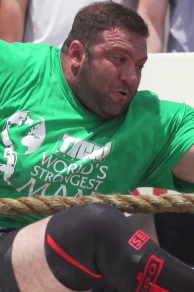 Arm Over Arm Pull - The World's Strongest Man